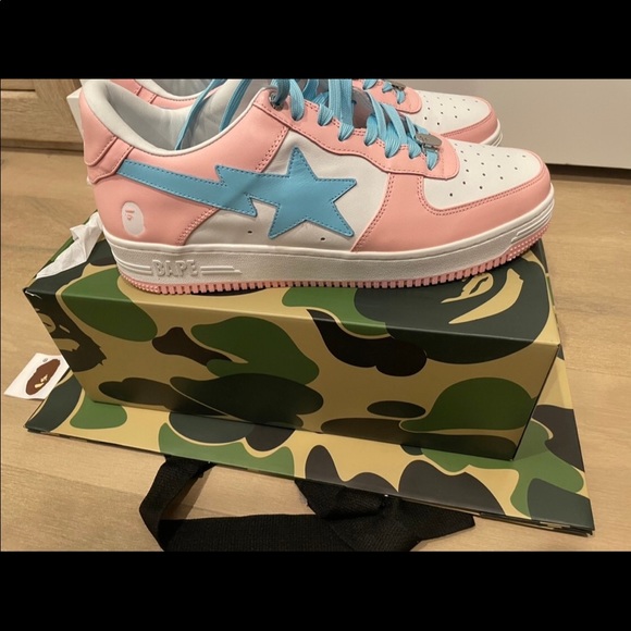 Bape | Shoes | Bapesta Pastel Pink | Poshmark